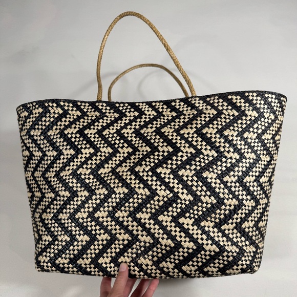 Tommy Bahama | Bags | Banago For Tommy Bahama Woven Tote Bag Black ...